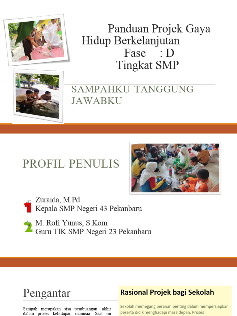 Modul Projek - Sampahku Tanggungjawabku - Fase D | PDF
