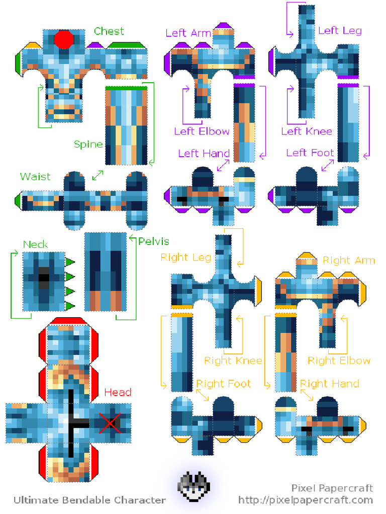 Minecraft Bendable Character | PDF