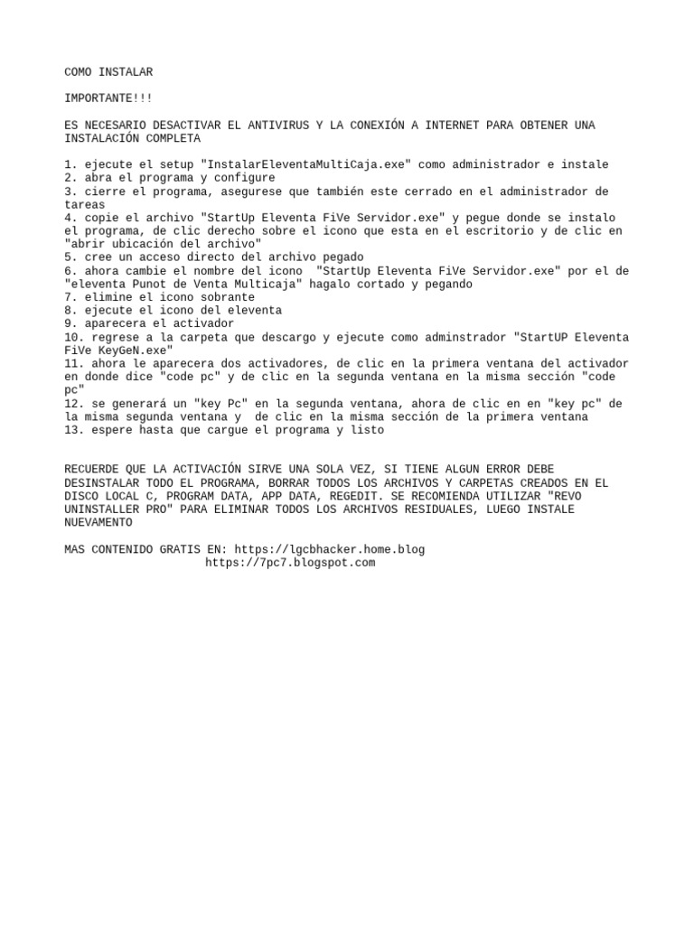 Como Instalar | PDF | Negocios