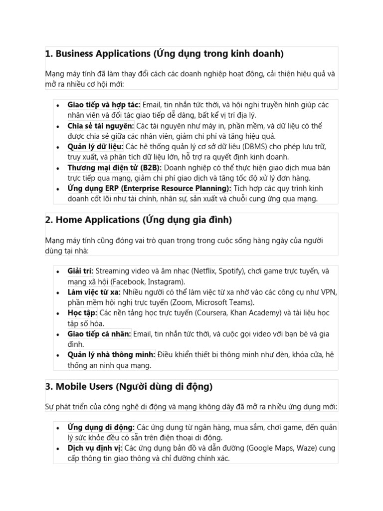 Business Applications ( NG D NG Trong Kinh Doanh) | PDF