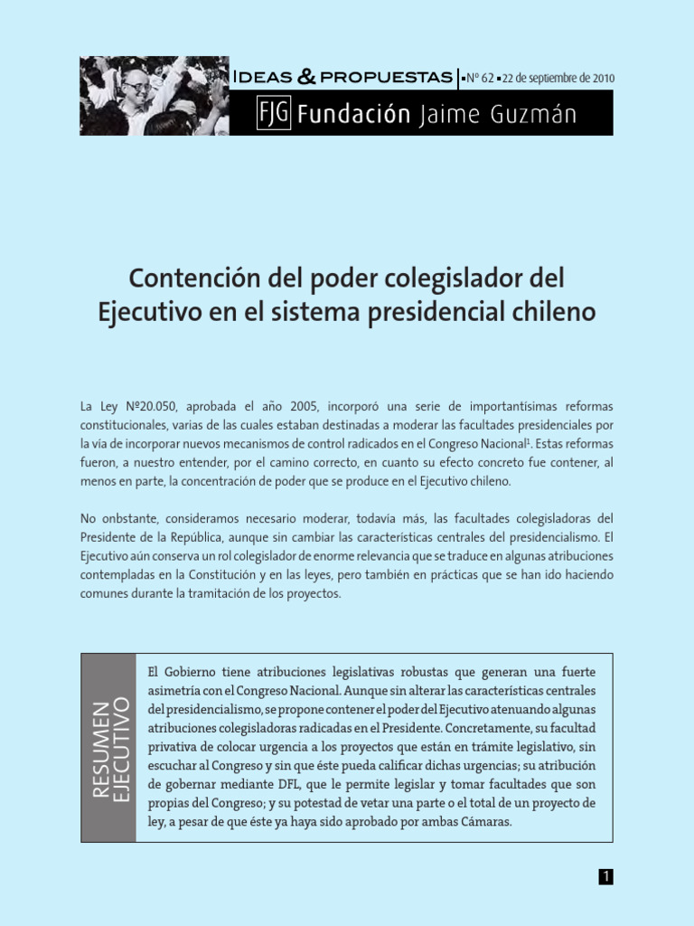 Contención del Poder Presidencial | PDF | Veto | Constitución