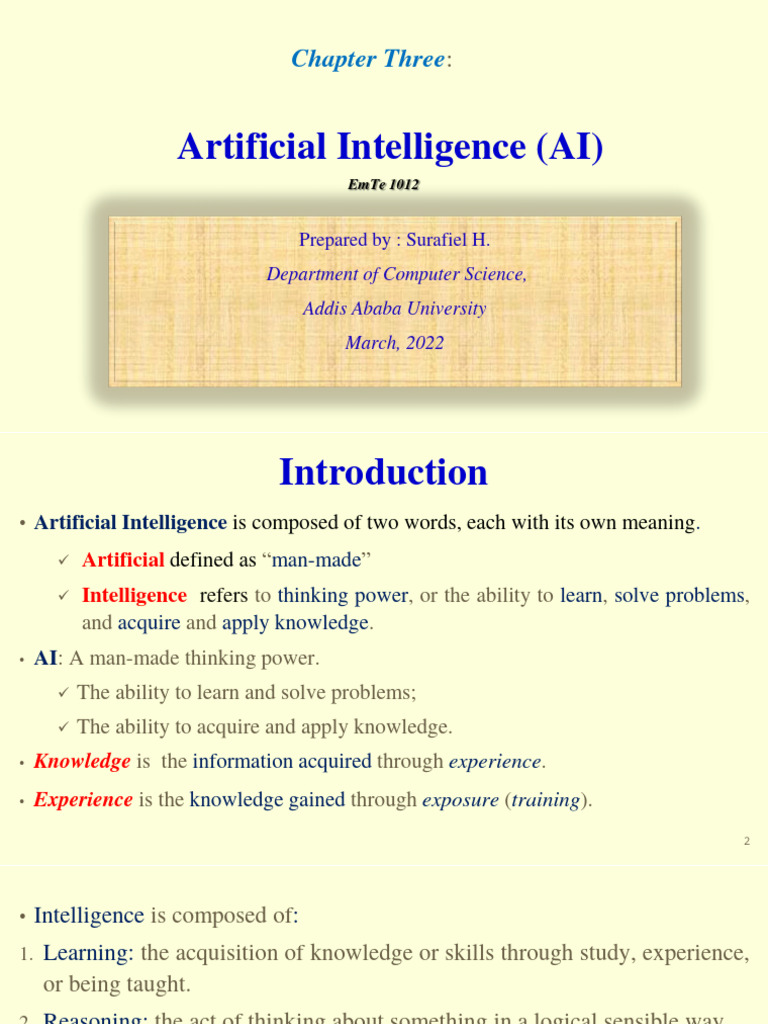 Understanding Artificial Intelligence Basics | PDF | Artificial Intelligence | Intelligence (AI ...
