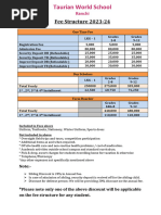 Harrow International School Bengaluru Fees | PDF | Fee | Payments
