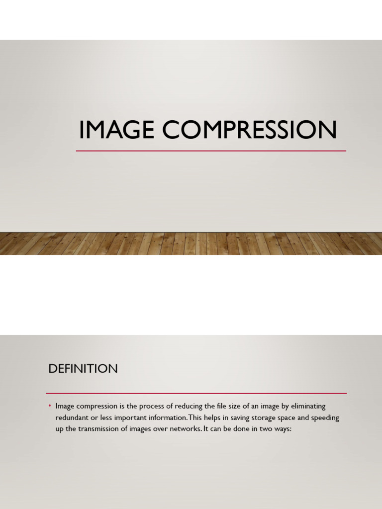 Image Compression | PDF | Data Compression | Streaming Media