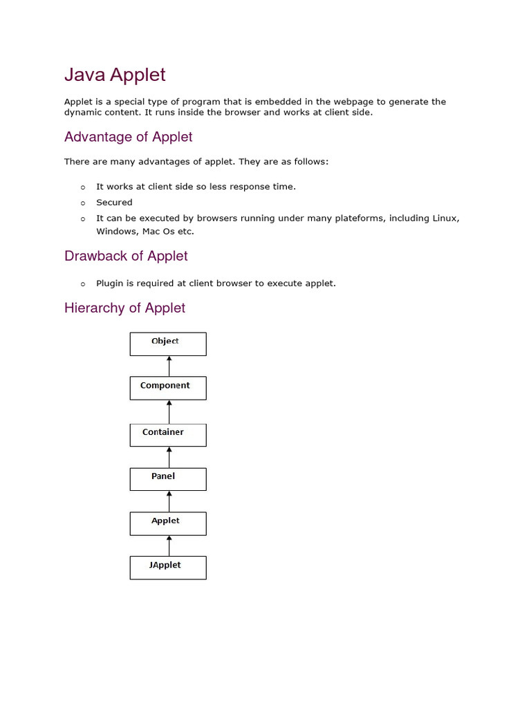 Applet 2 | PDF | Java Virtual Machine | Java (Programming Language) Applet 2 | PDF | Java Virtual Machine | Java (Programming Language)