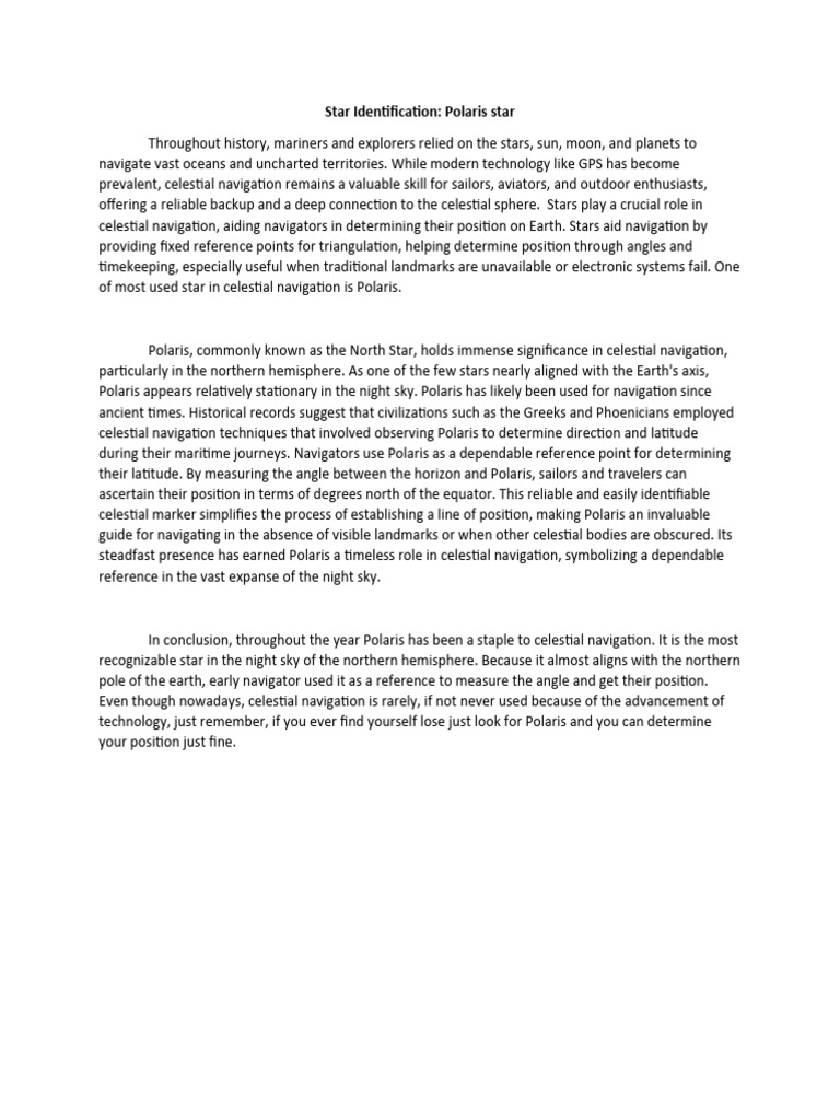 Star Identification | PDF | Tide | Navigation