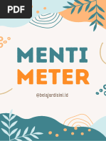 Panduan Penggunaan Mentimeter | PDF