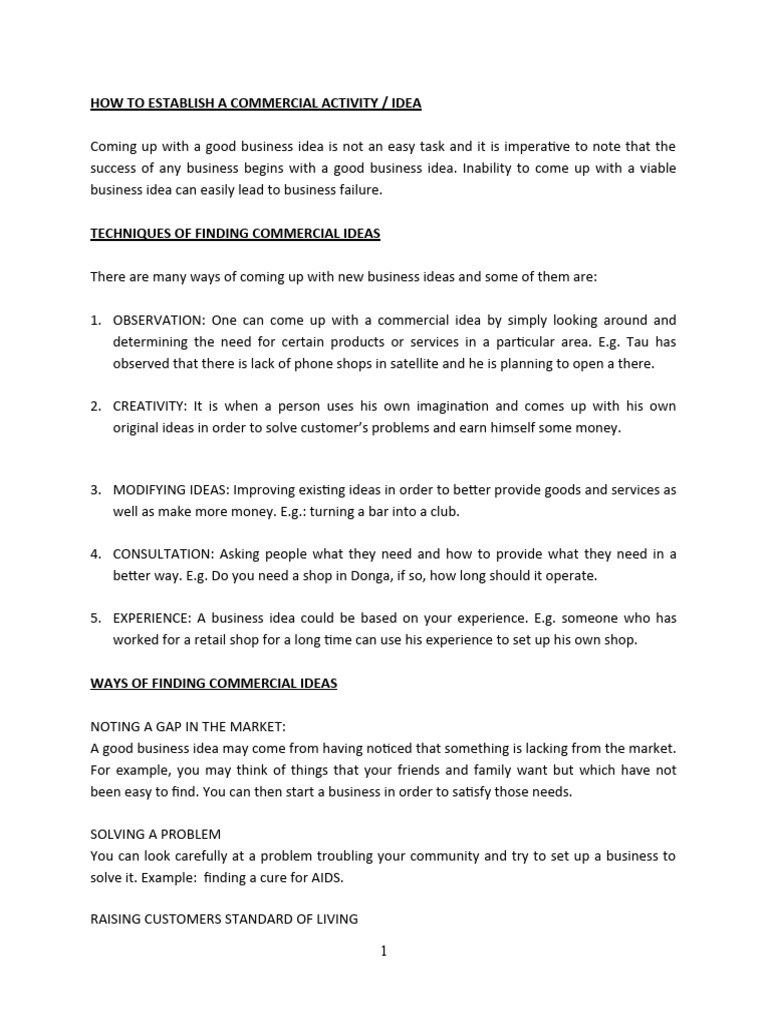 Chapter 17 How To Establish Commercial Activity | PDF | Expense ...