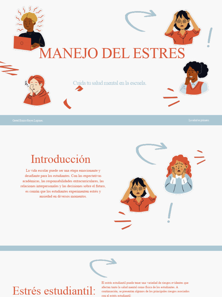 Manejo Del Estrés Introducción y Algunos Consejos para Disminuirlo. 2 ...