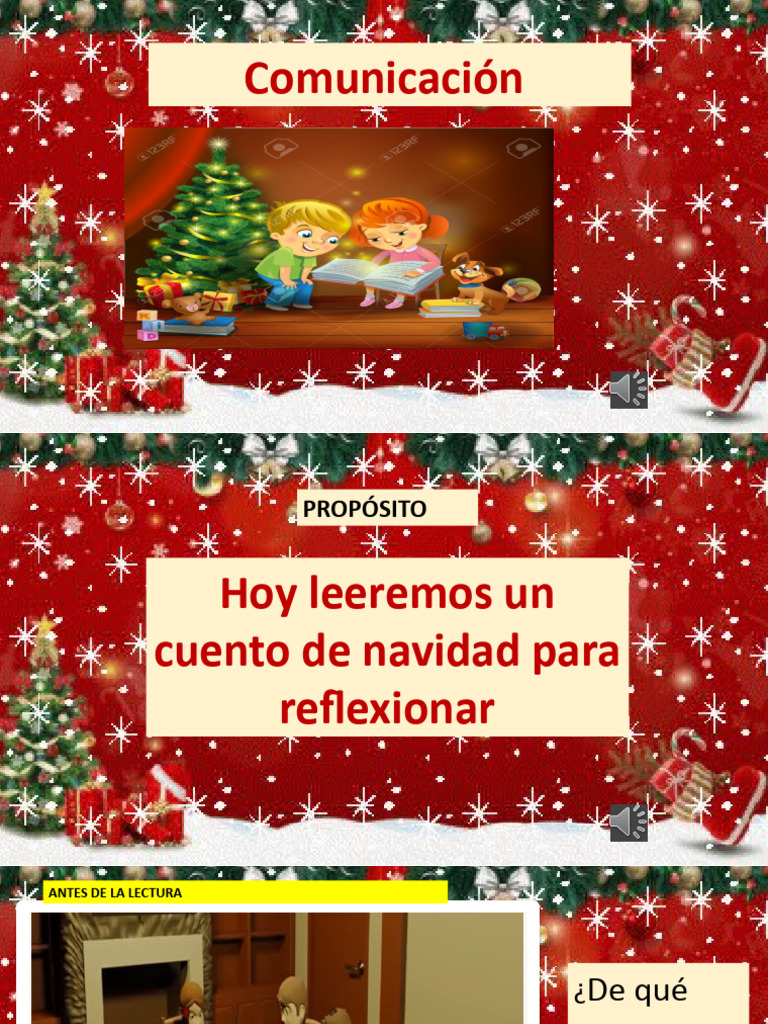 Comunicación-cuento de Navidad | PDF