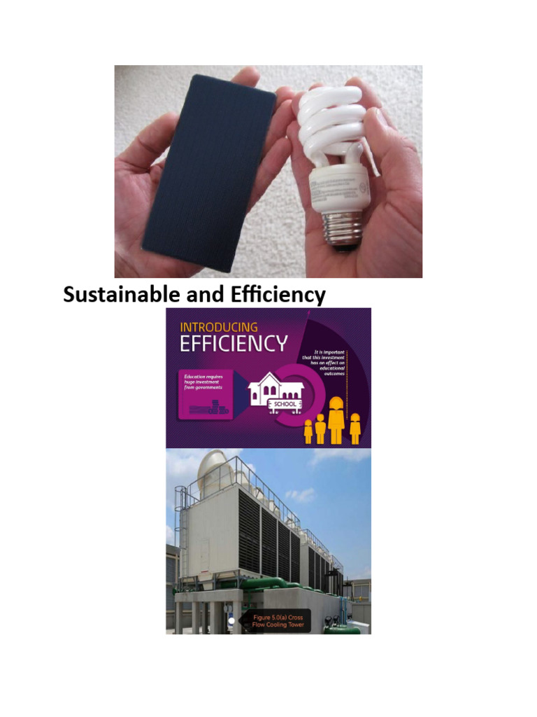 Sustainable and Efficiency | PDF