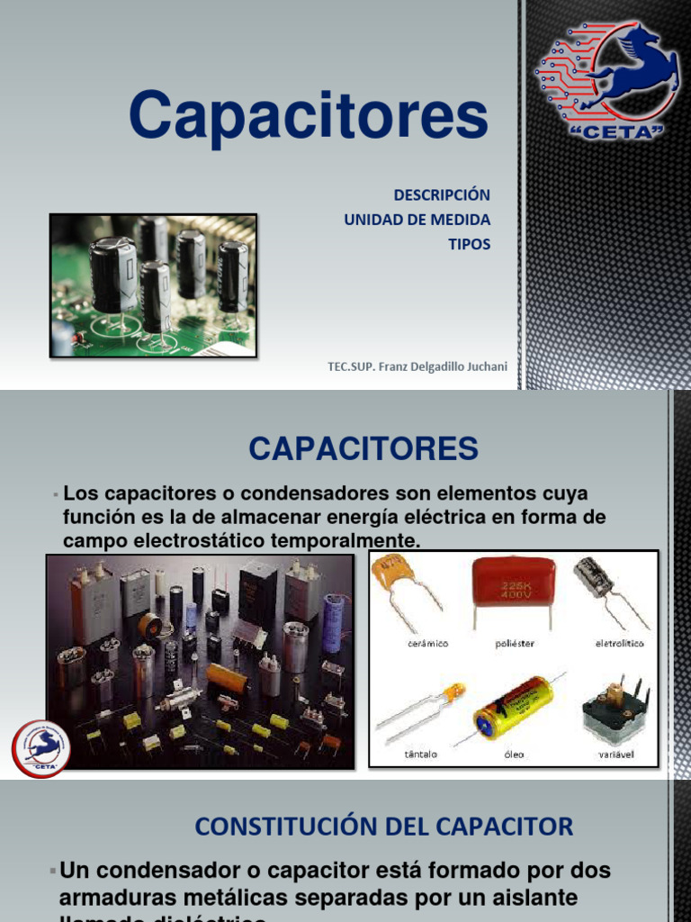 Tipos Capacitores | PDF | Condensador | Capacidad