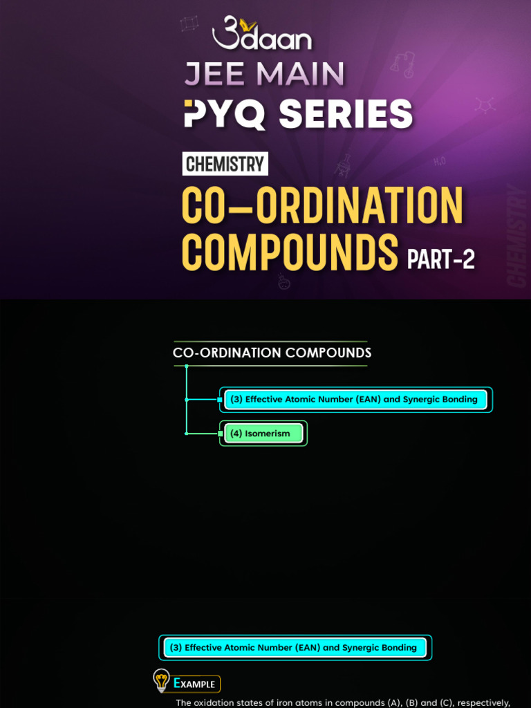 Coordination part-2 | PDF | Coordination Complex | Isomer