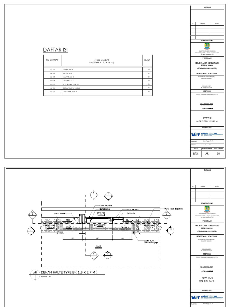 PDF HALTE TYPE B (1,5 X 2,7 M) | PDF