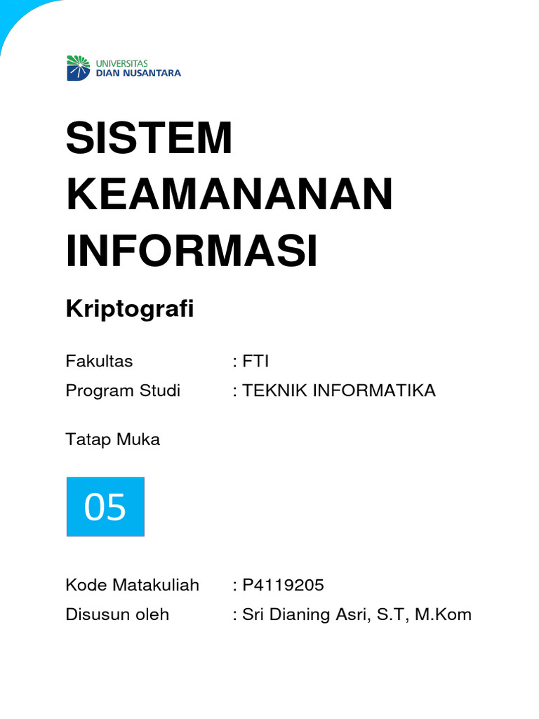 MODUL 5 Sisfo | PDF