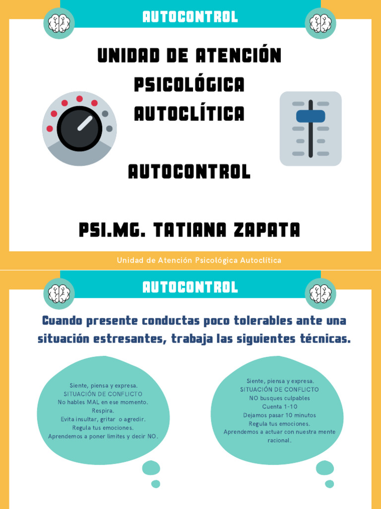 AUTOCONTROL | PDF | Las emociones | Sicología