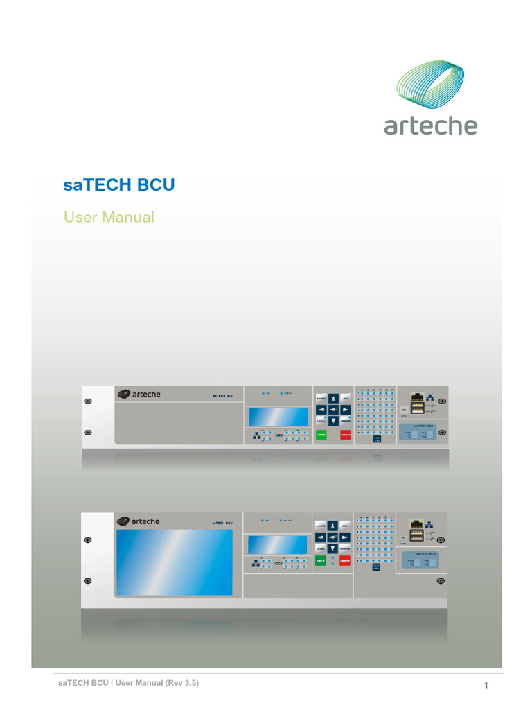 saTECH BCU User Manual Rev 3.5 | PDF | Electrical Connector | Power Supply