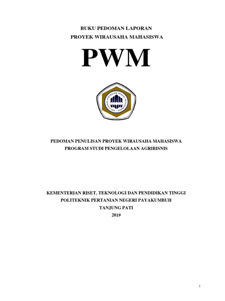 Buku Pedoman Laporan PWM | PDF