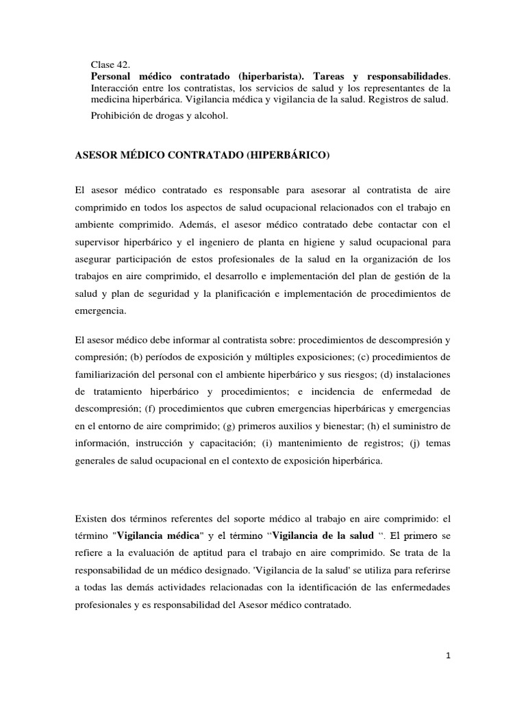 11 MOD MHB Clase 42 | PDF | Seguridad y salud ocupacional | Bebidas alcohólicas