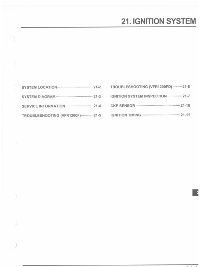21 Ignition System | PDF