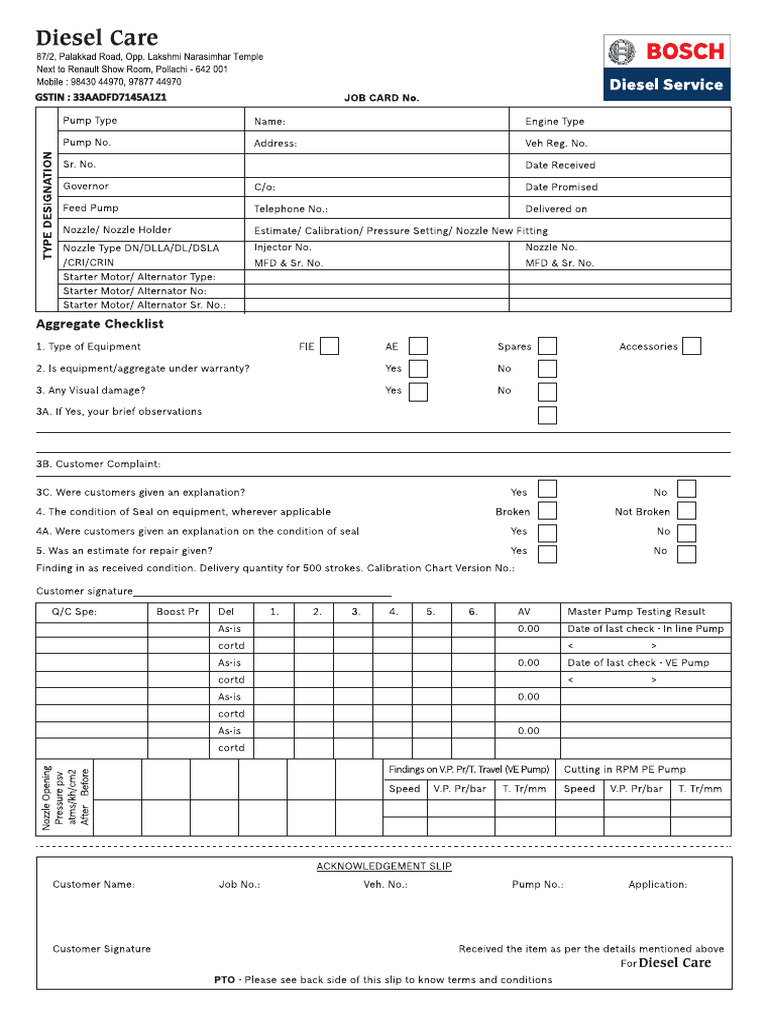 Diesel Care - Stationaries New Format Removed | PDF