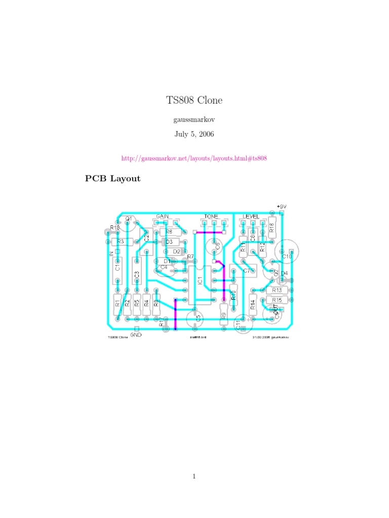 Ts808 Project | PDF