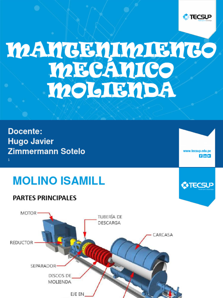 Mantenimiento del Molino IsaMill | PDF | Engranaje | Fatiga (material)