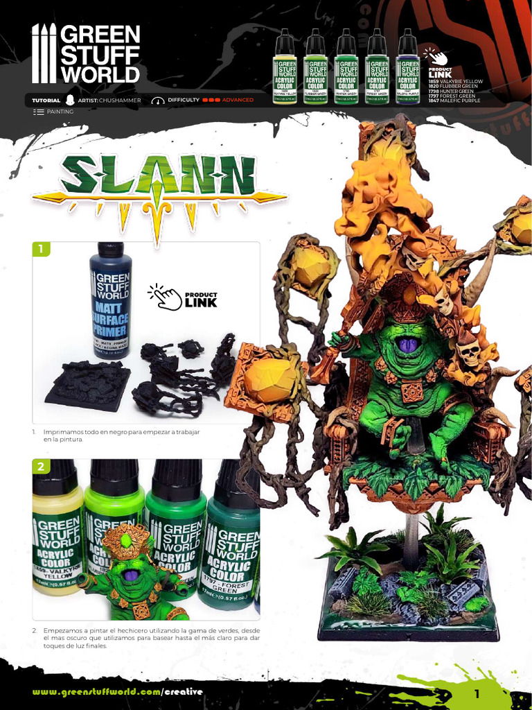 ES-Tutorial-LEVEL ADVANCED-Slann | PDF | Color | Visión