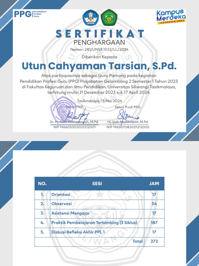 Utun Cahyaman Tarsian, S.pd. | PDF