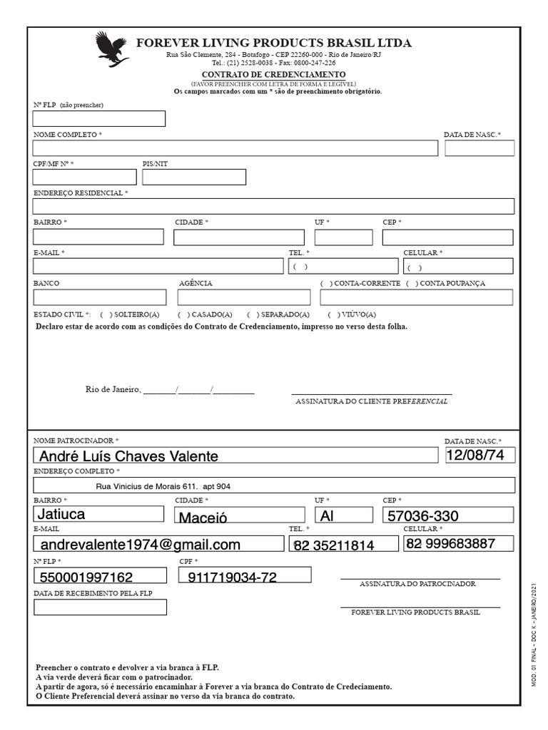 Contrato_de_Credenciamento_Fev_2021 | PDF | Brasil | Marketing