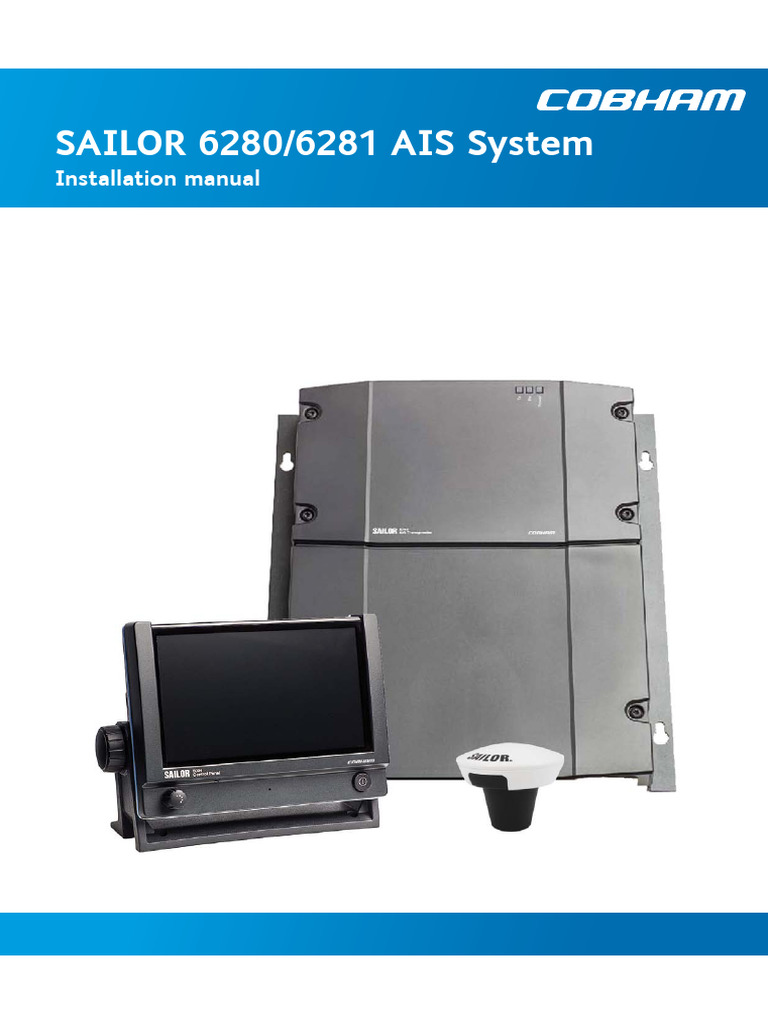 98 137573 F Installation Manual Sailor 6282 Public | PDF | Wireless