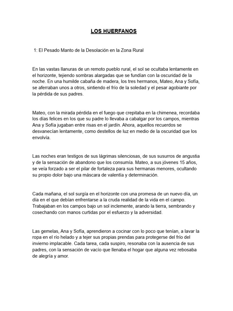 Los Huerfanos-Hl | PDF