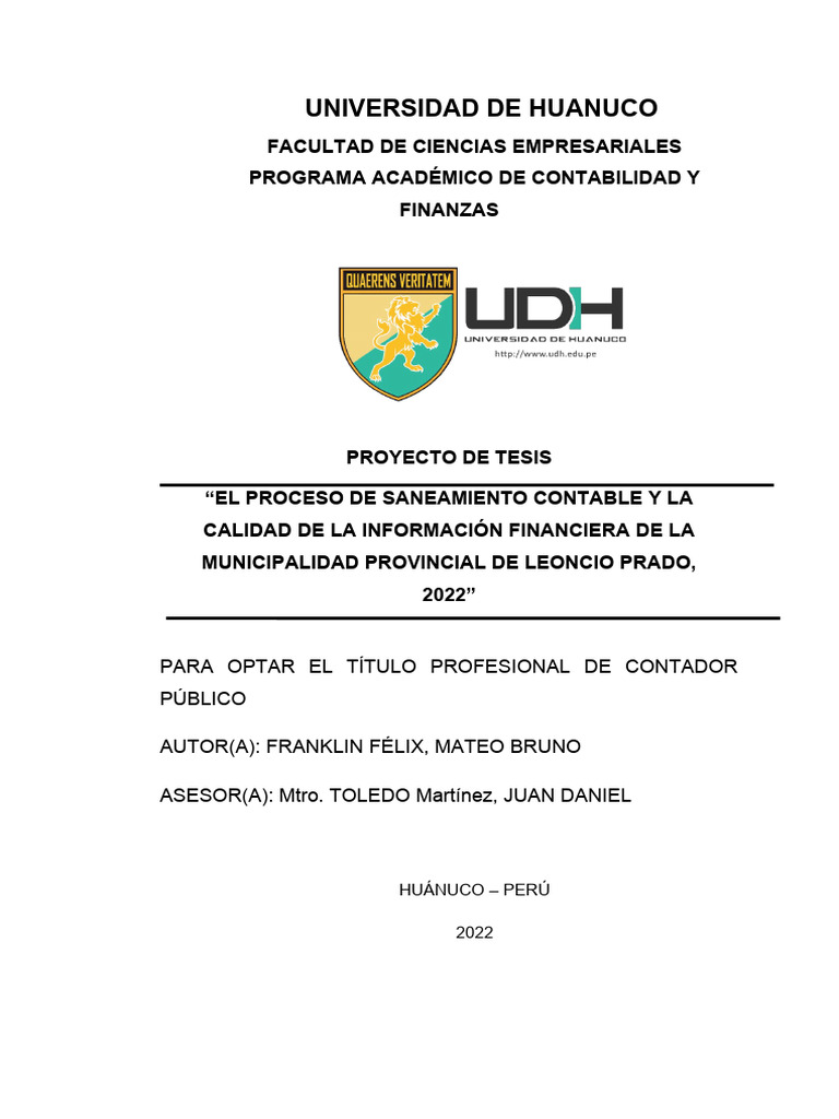 Proyecto Mateo Actualizado 2022 | PDF | Contabilidad | Auditoría