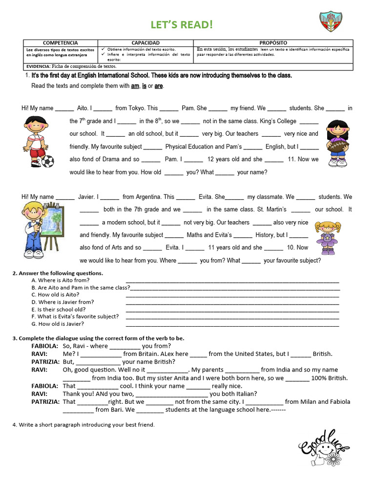 FICHA 2_ SESION2_2DO SEC | PDF