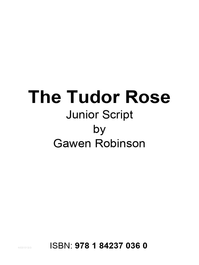 Script Tudor Rose | PDF | House Of Tudor | English Monarchy