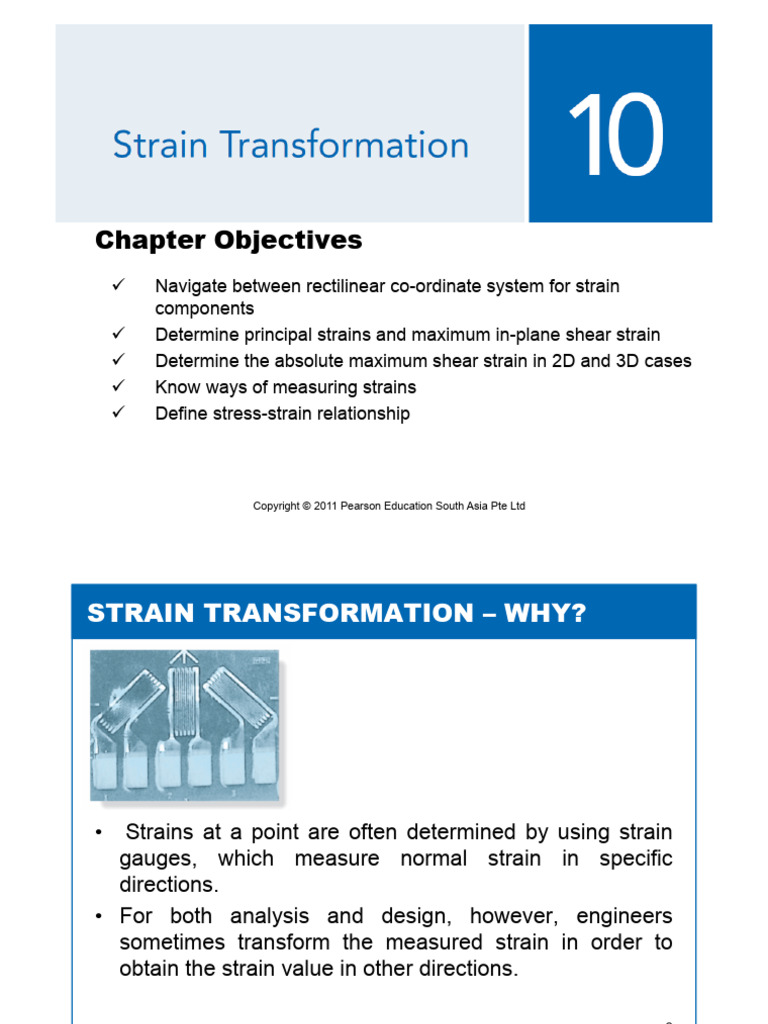 2-Strain Transformation-Lec | PDF | Deformation (Engineering) | Applied And Interdisciplinary ...