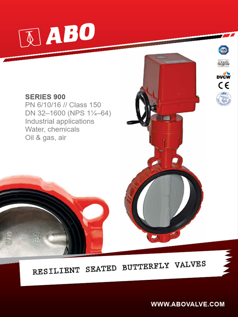Abo Valve Series 900f Brochure | PDF | Valve | Actuator
