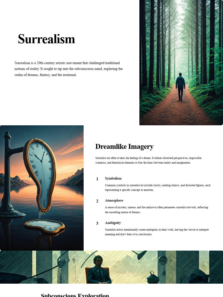 Photography Assignment Surrealism | PDF | Surrealism | Unconscious Mind