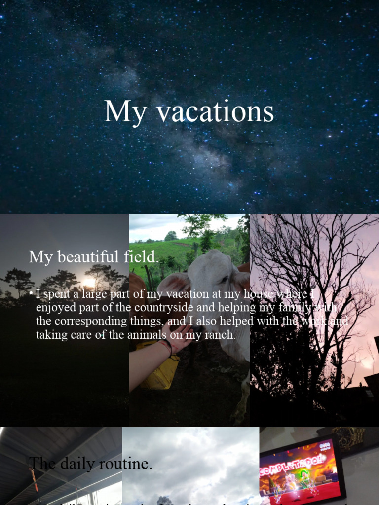 My Vacations-Ana Ocampo | PDF
