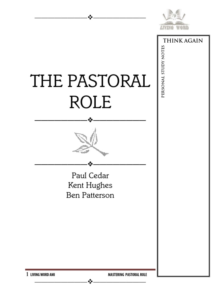Living Word Leadership THE PASTORAL Role | PDF | Sacraments
