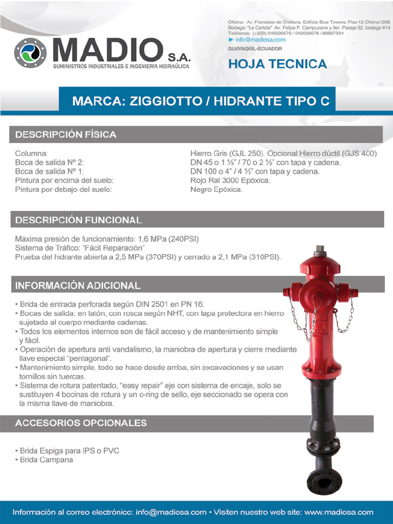 Hidrante Tipo C | PDF