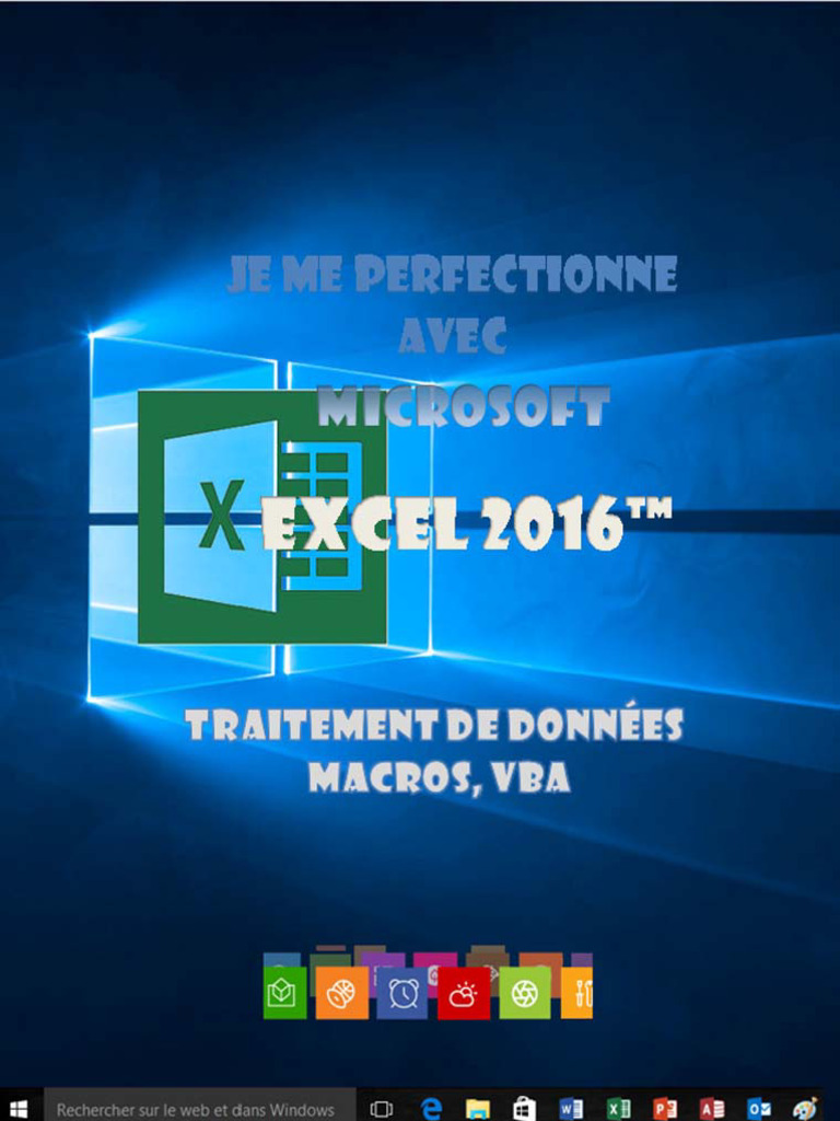 Je Me Perfectionne Avec Excel 2016 | PDF | Microsoft Excel | Microsoft Access