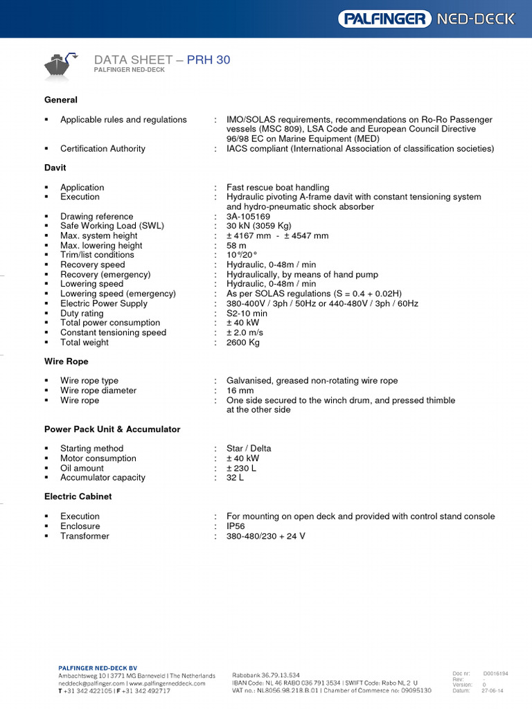 3A-105169 PRH 30 (Data Sheet) | PDF | Manufactured Goods