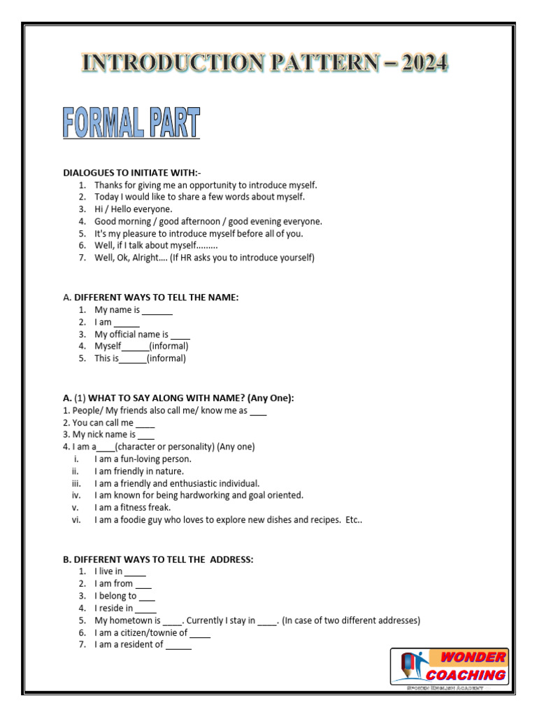 Module-3 Introduction Format | PDF