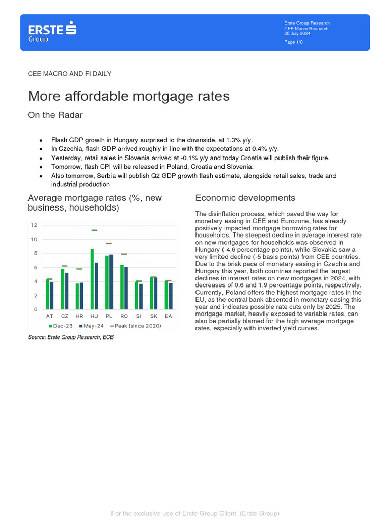 More Affordable Mortgage Rates | PDF | Credit Rating Agency ...
