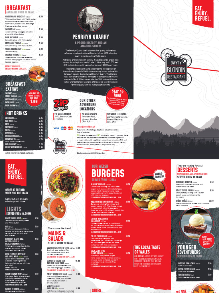Blondin_Menu_2022 | PDF | French Fries | Hamburgers
