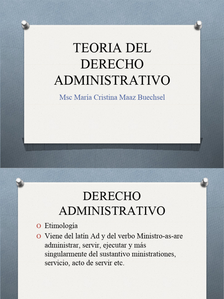 Teoria Del Derecho Administrativo I | PDF | Administración Pública | Jurisdicción
