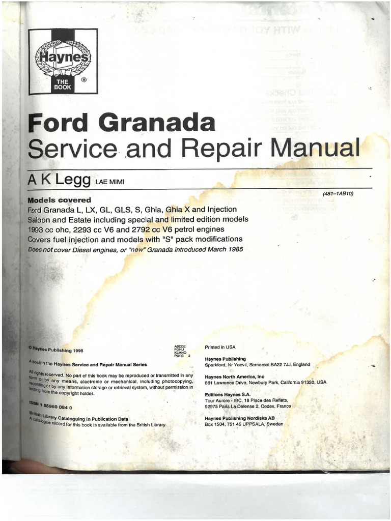 Ford Granada | PDF