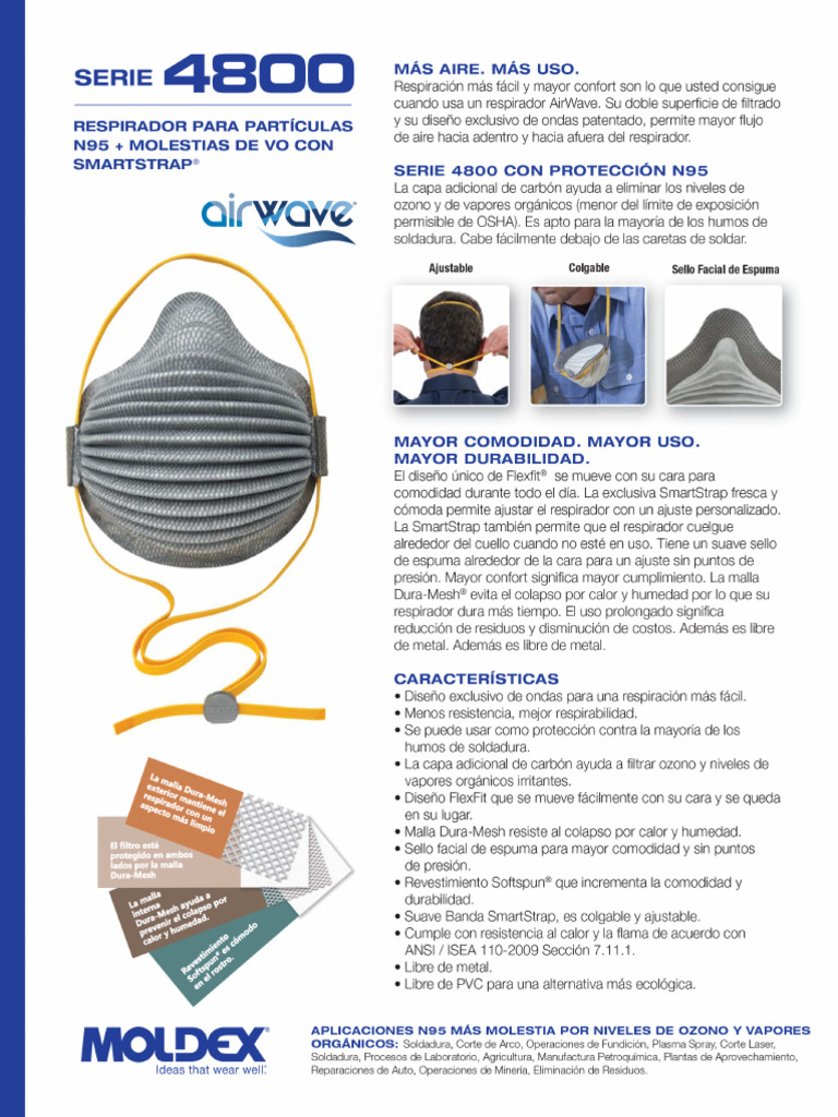 Ficha Tecnica Moldex | PDF