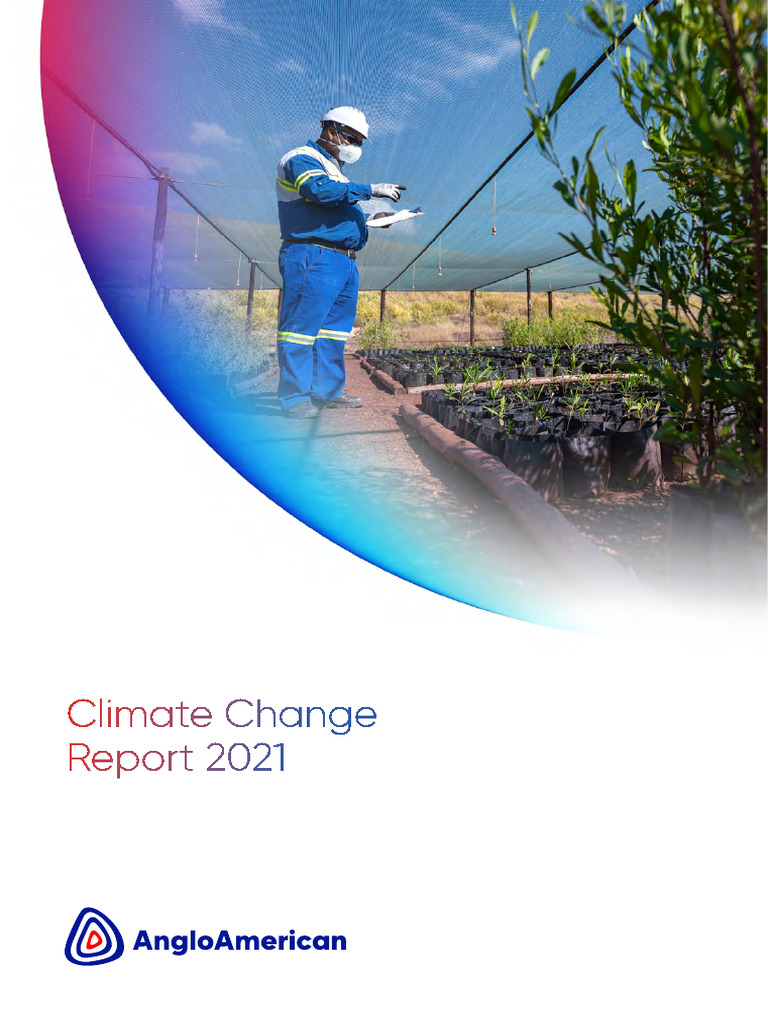 Anglo American Climate Change Report 2021 | PDF | Climate Change ...